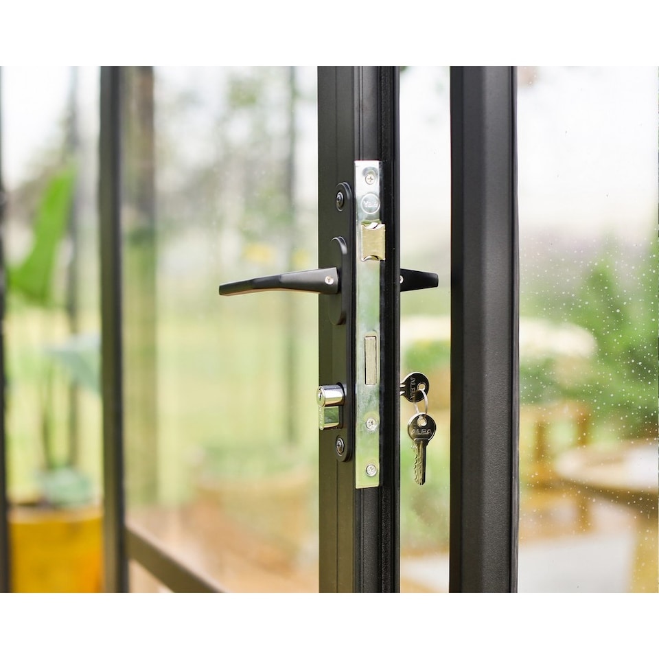 Aria 10 x 15 Feet Greenhouse Kit - Black Structure Clear panels - L458 ...