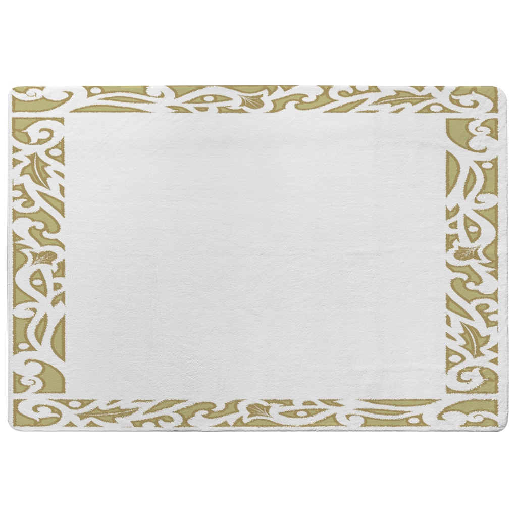 Egyptian Hieroglyphs Golden Border Rug | Multi - Tesco Groceries