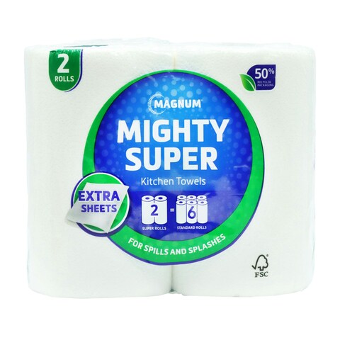 Magnum Kitchen Towel Mighty Super 2ply | Multi - Tesco Groceries