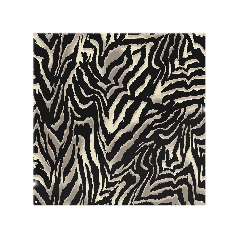 Gold Zebra Print Splash Back | White - Tesco Groceries