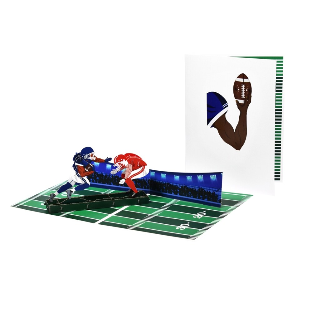 Football Players 3D Pop Up Greeting Card - Tesco Groceries