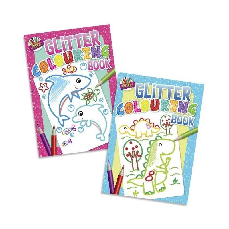 Glitter Colouring Book - Tesco Groceries