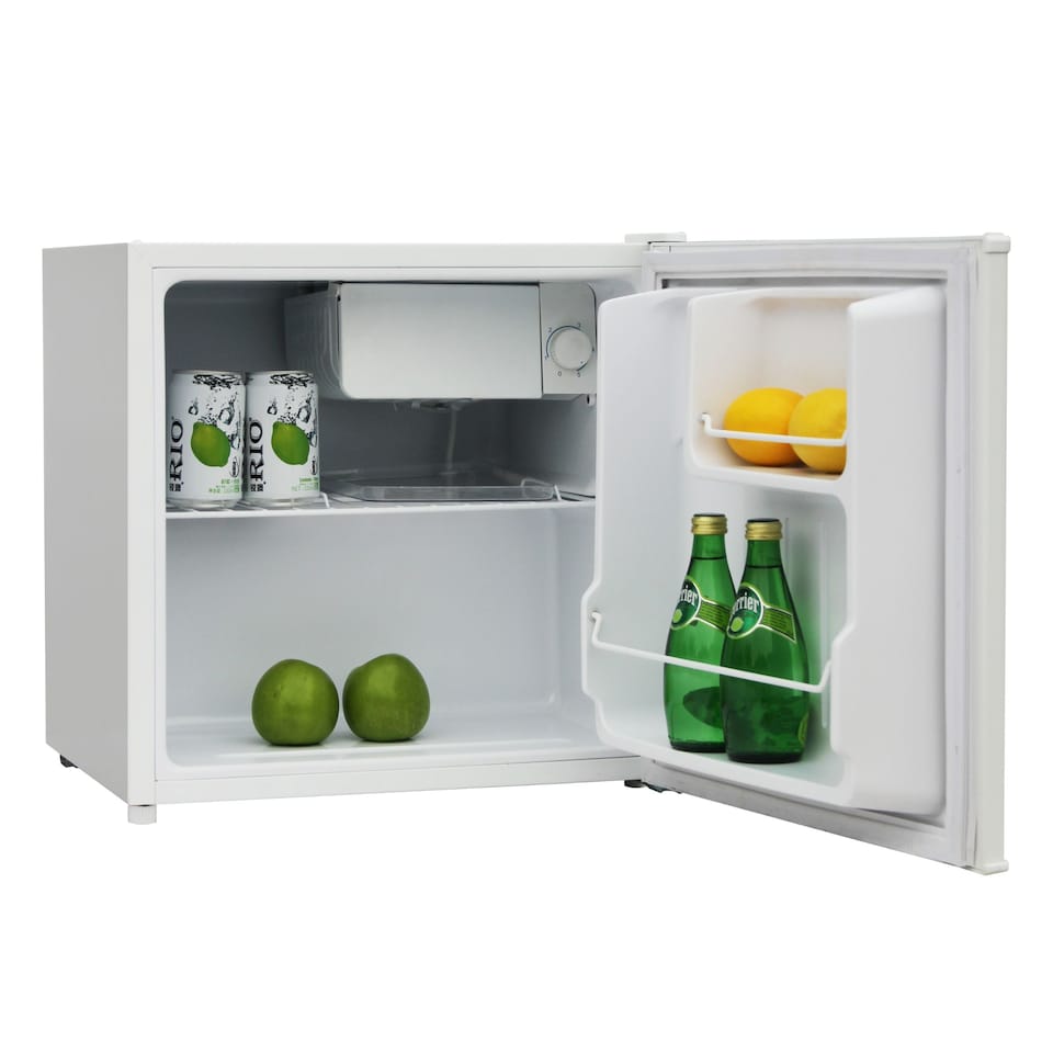 HYE Mini Fridge 46 Litre Table Top Quiet Drinks Fridge - White ...
