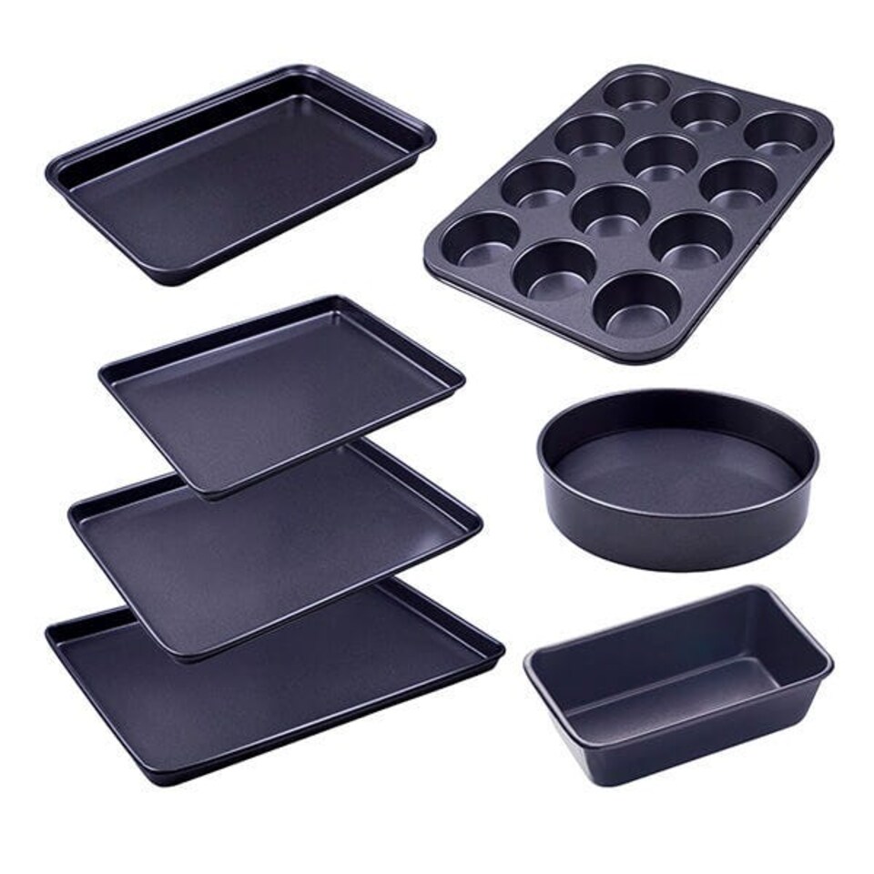 Stoven 7 Piece Non-Stick Bakeware Set - Tesco Groceries