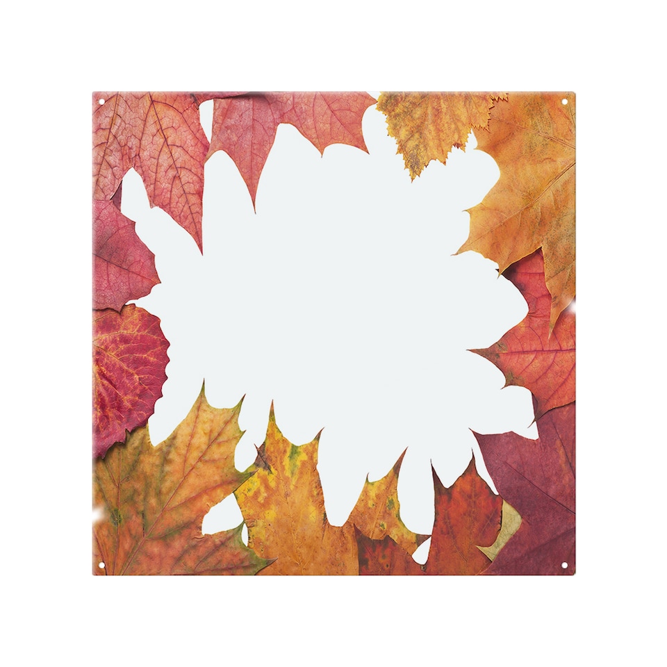 Red Autumn Border Splash Back | White - Tesco Groceries
