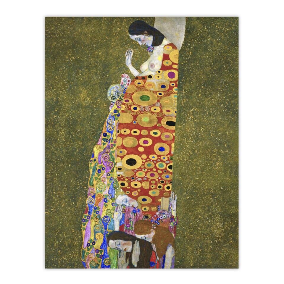 Vision Hope II Pregnancy Life Death Vintage Wall Art Print Klimt 24x32 ...
