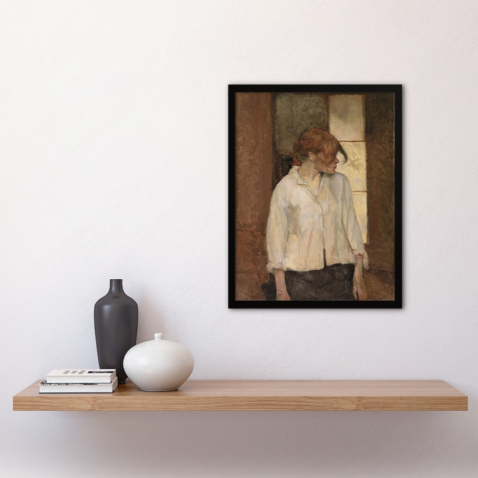 Montrouge Rosa La Rouge Vintage Framed Wall Art Print Toulouse Lautrec ...