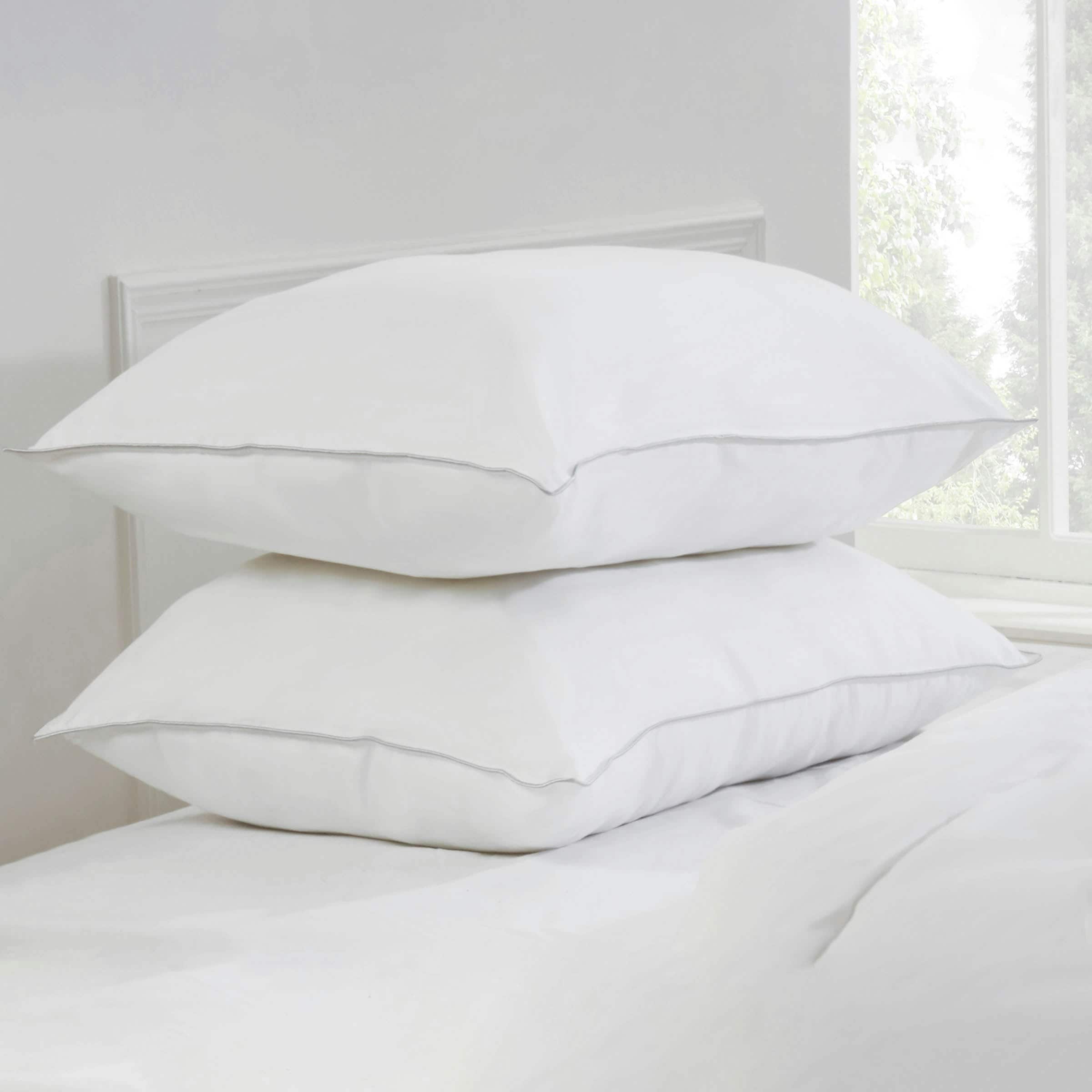 BHS All Natural Duck Feather Pillow Pair - Tesco Groceries