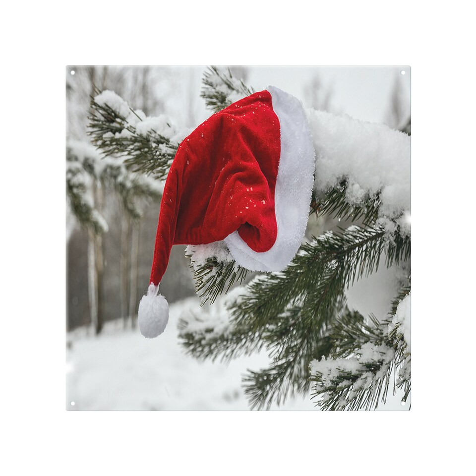 Santa Claus Hat Dining Splash Back | White - Tesco Groceries