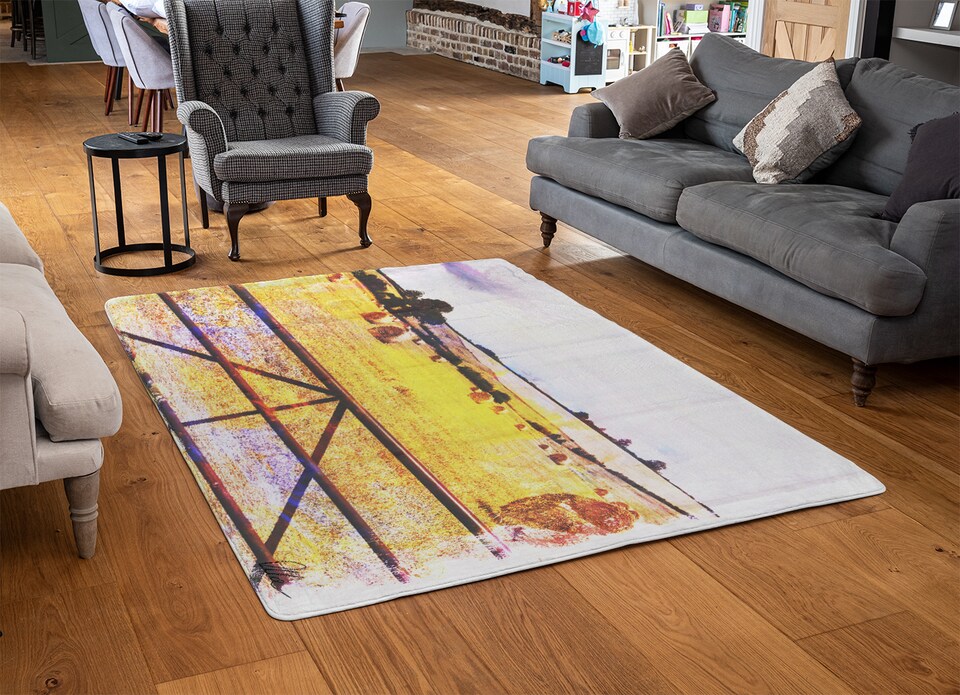 Hay Bale Rug | Multi - Tesco Groceries