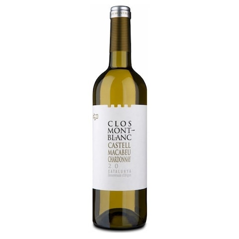 Clos Montblanc Castell Macabeu Chardonnay 75cl - Spanish White Wine ...