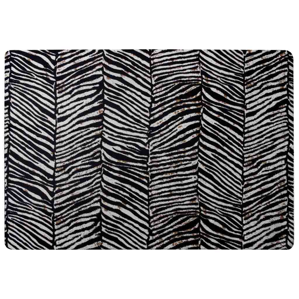 Zebra Grunge Print Rug | Multi - Tesco Groceries