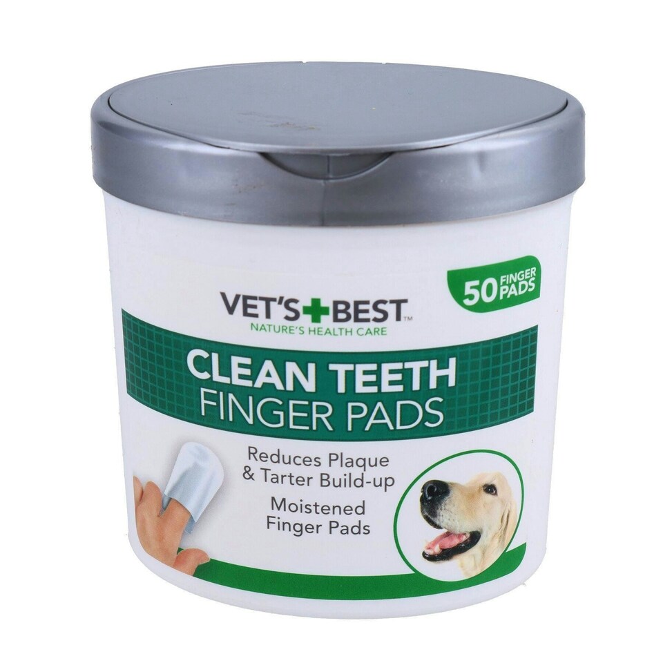 Bundle 2Pack Dog Puppy Teeth & Ear Cleaning Finger Pads Wipes Dogs ...