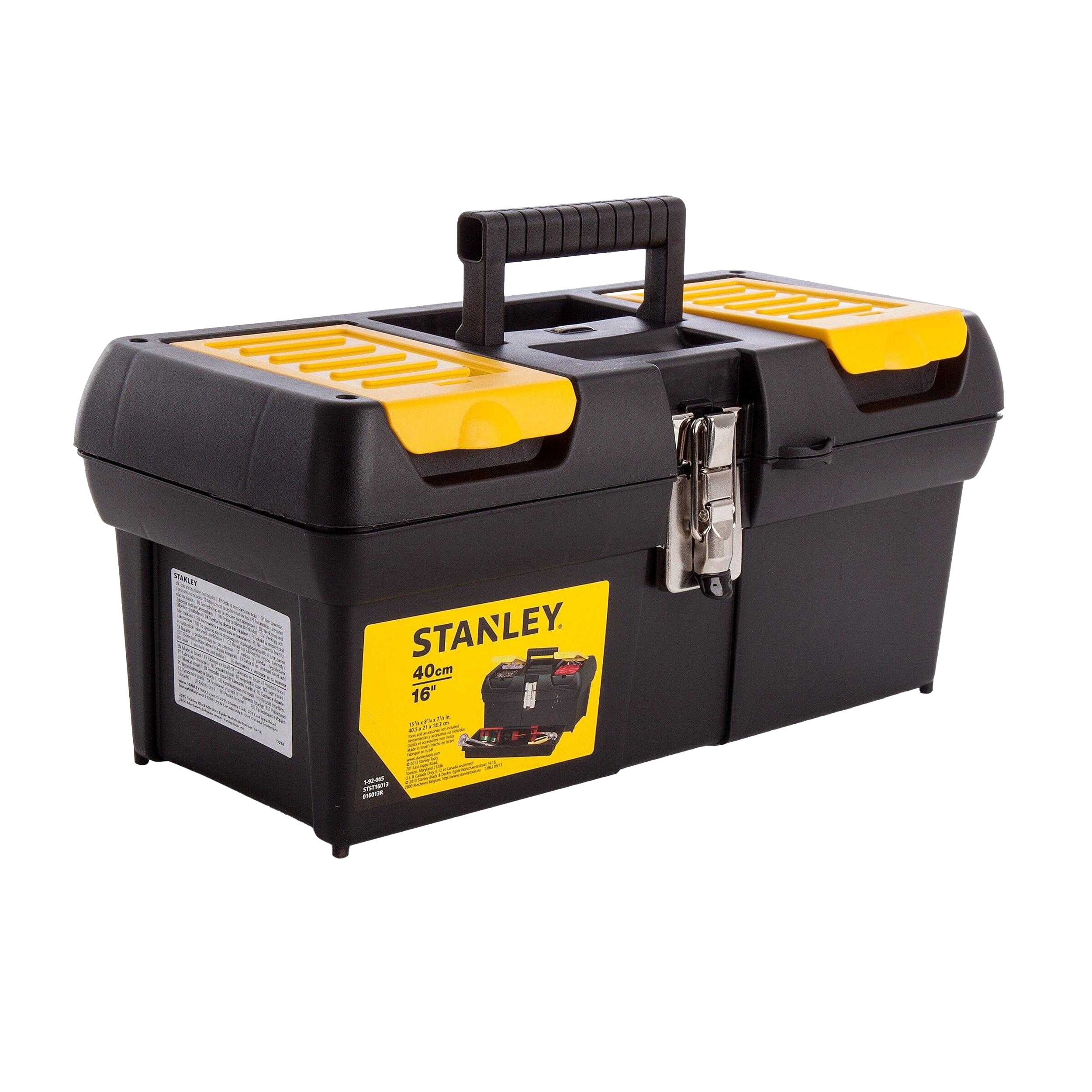 Stanley Tool Box | Yellow | Yellow/Black | 185mm x 400mm x 190mm | 1 ...