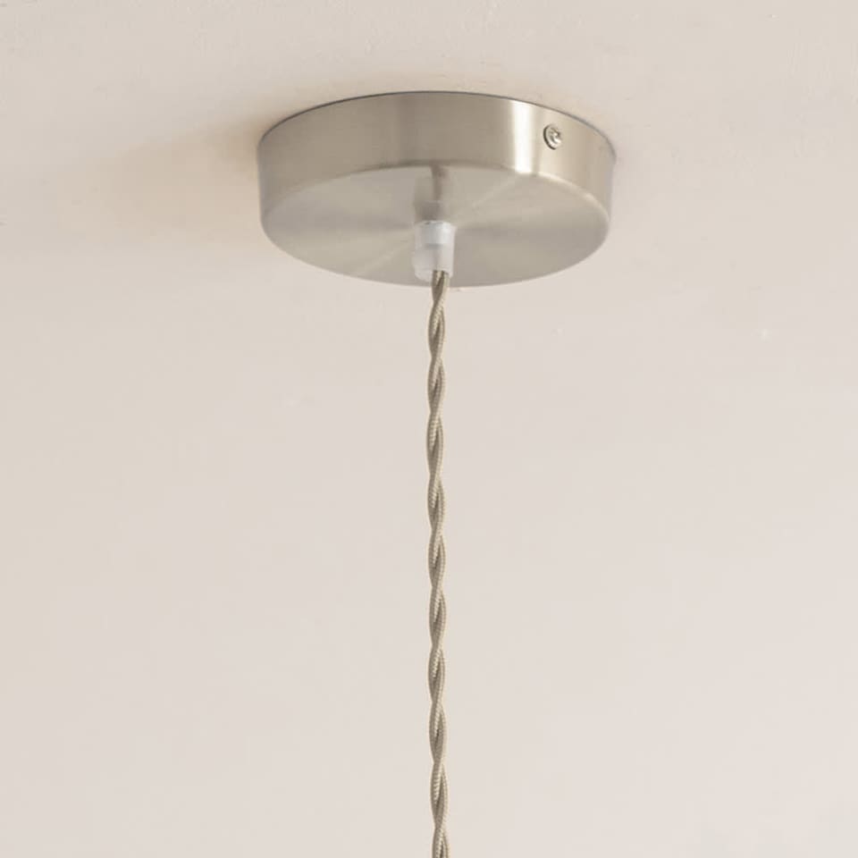 ValueLights Lane Green Glass 5 Tier Shade Chrome Pendant & Bulb ...