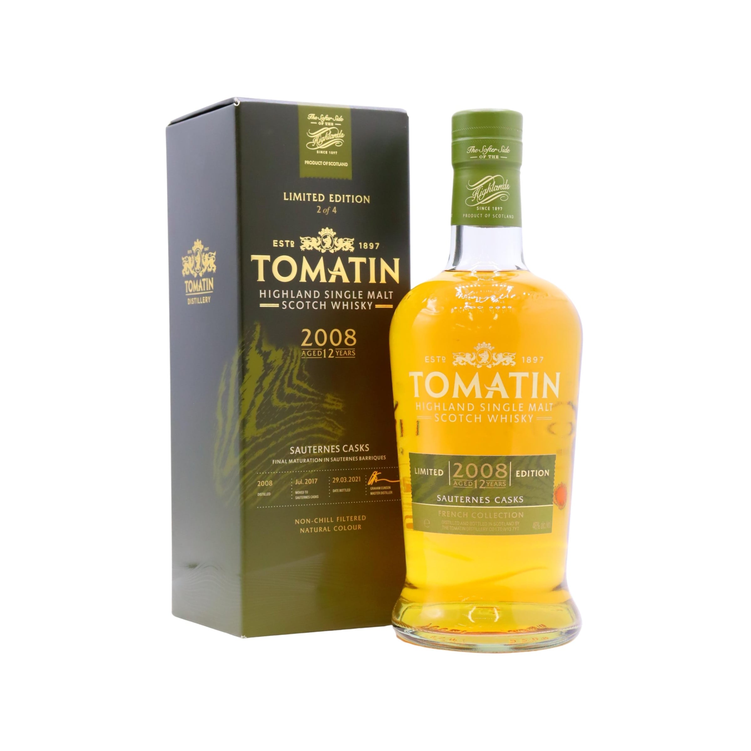Tomatin - French Collection - Sauternes Cask Highland Single Malt ...