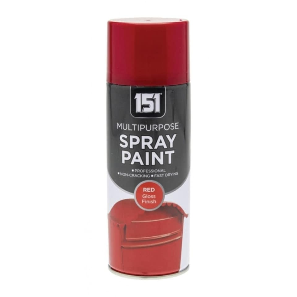 151 Multipurpose Red Spray Paint 400ml - Tesco Groceries