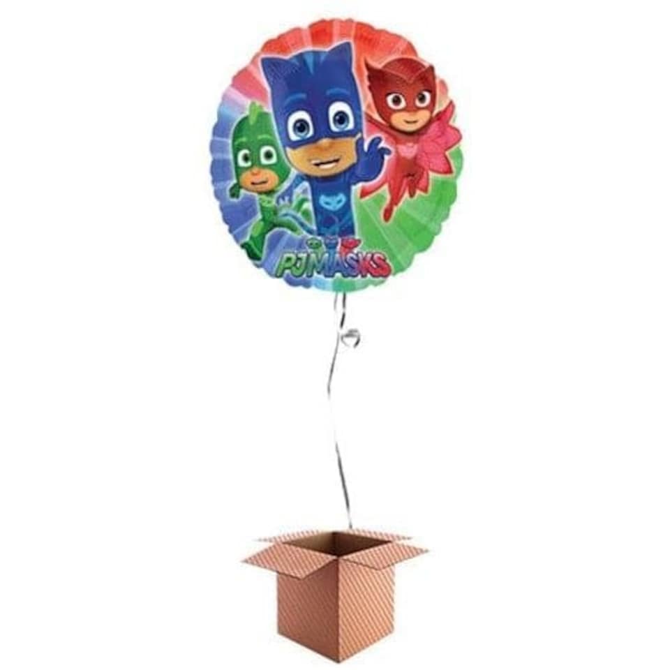 PJ Masks Round Foil Balloon - Inflated Balloon in a Box - Tesco Groceries