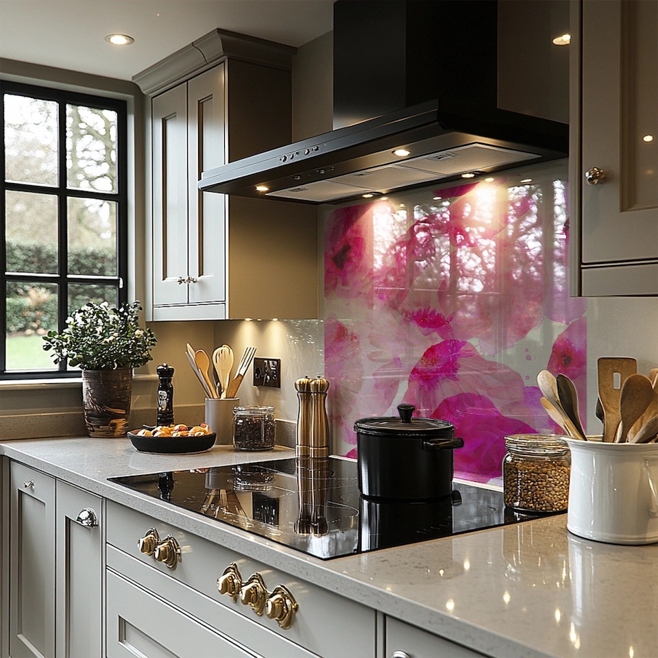 Andrew Lee Bo Ho In Pink Splash Back | White - Tesco Groceries