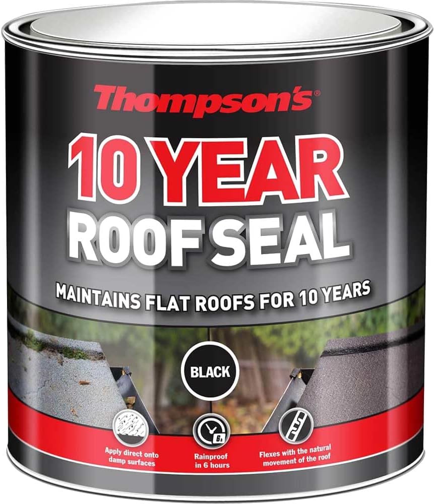 Thompson's 10Year Roof Seal Black 4L - Tesco Groceries