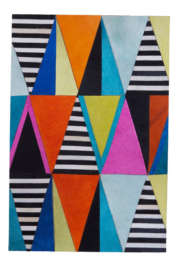 Safira Genuine Leather Multicolour Wall Art - Tesco Groceries