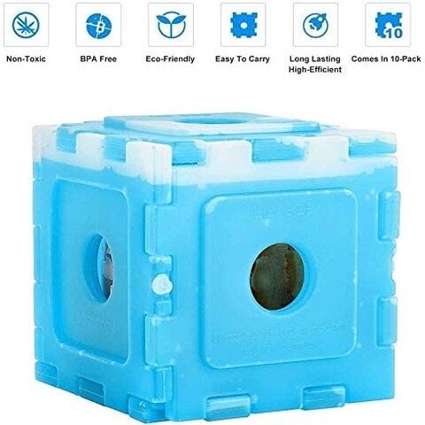 Ice Pack Freezer Blocks for Cooler Bag Cool Box Picnic Box Bag Keep ...