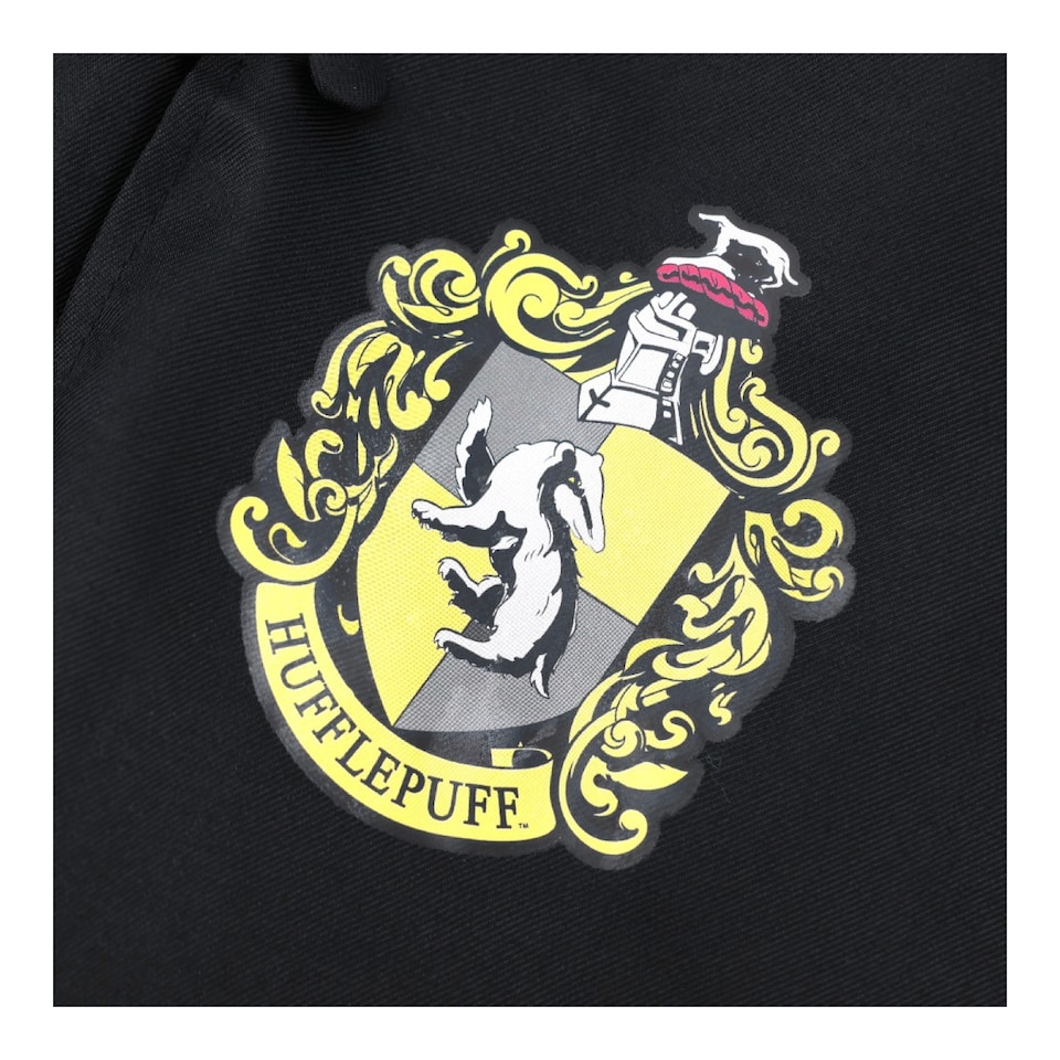 Harry Potter Costume - 4Pcs - Hufflepuff Cloak, Tie, Tattoos & Wand ...