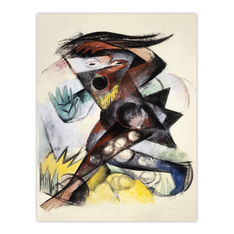 Caliban Figurine for The Tempest Marc Vintage Huge Wall Art Print 18X24 ...