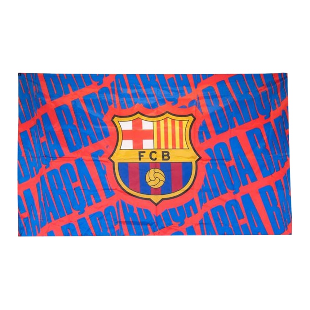 FC Barcelona Crest Flag | Blue | Blue | One Size | 1 - Tesco Groceries