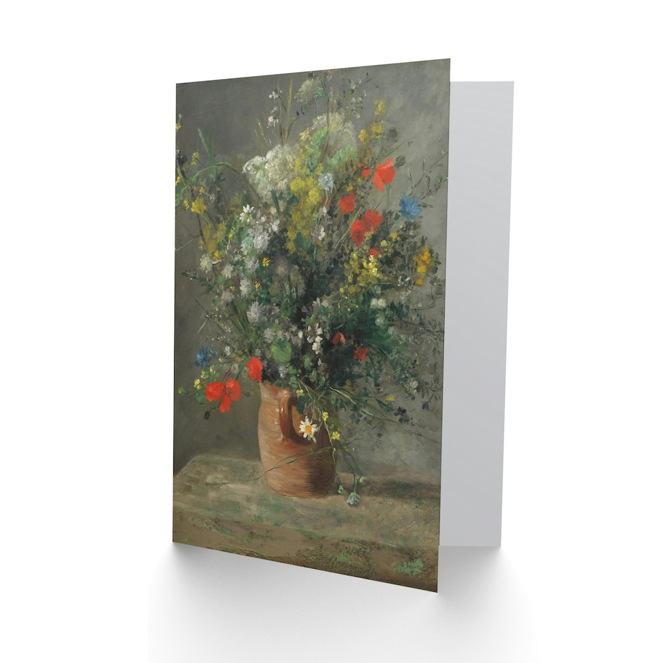 Pierre Auguste Renoir Art Card Wildflowers in a Vase - Tesco Groceries