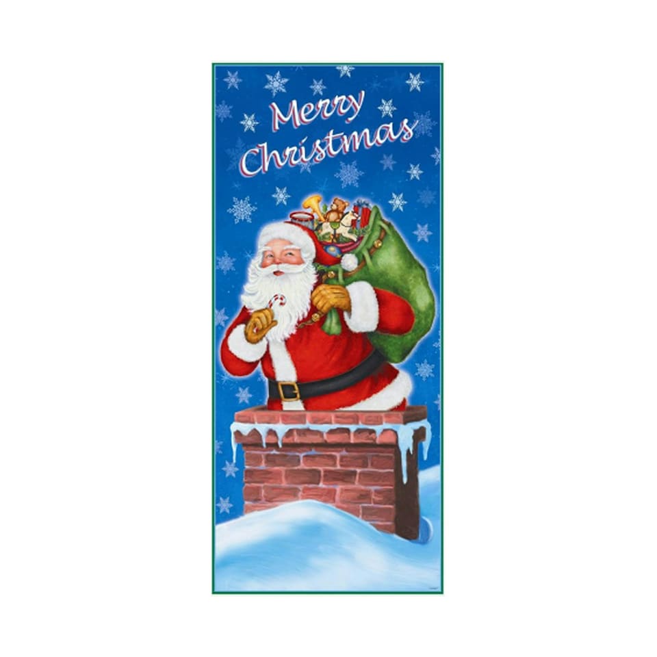 Unique Party Night Before Christmas Door Poster - Multicoloured - One ...