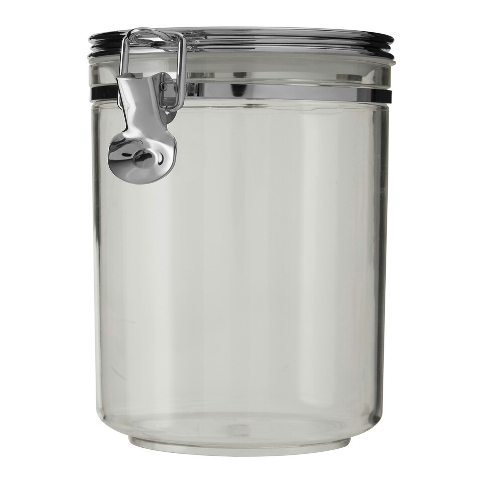 Interiors By Premier Elegant Retro Design Jar With Silver Lid 1100 ml ...