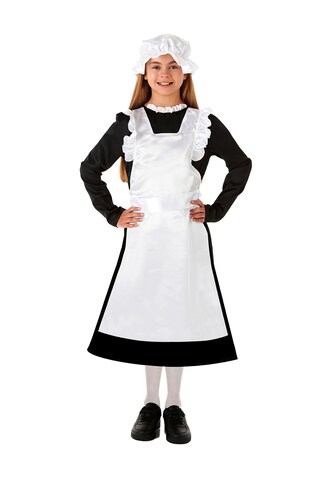 Victorian Girls Fancy Dress Poor Maid Kids Childrens Child Costume(11 ...