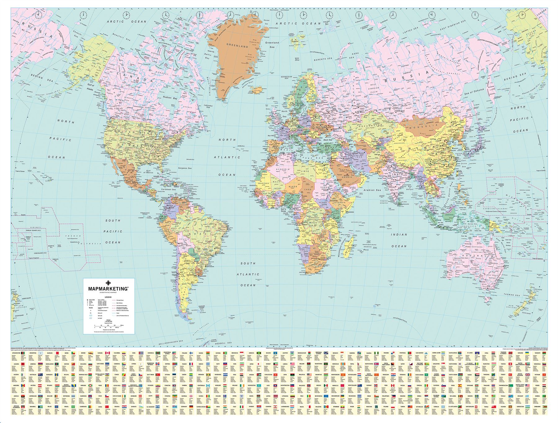 World Political Map 1000 Piece Jigsaw Puzzle - Tesco Groceries