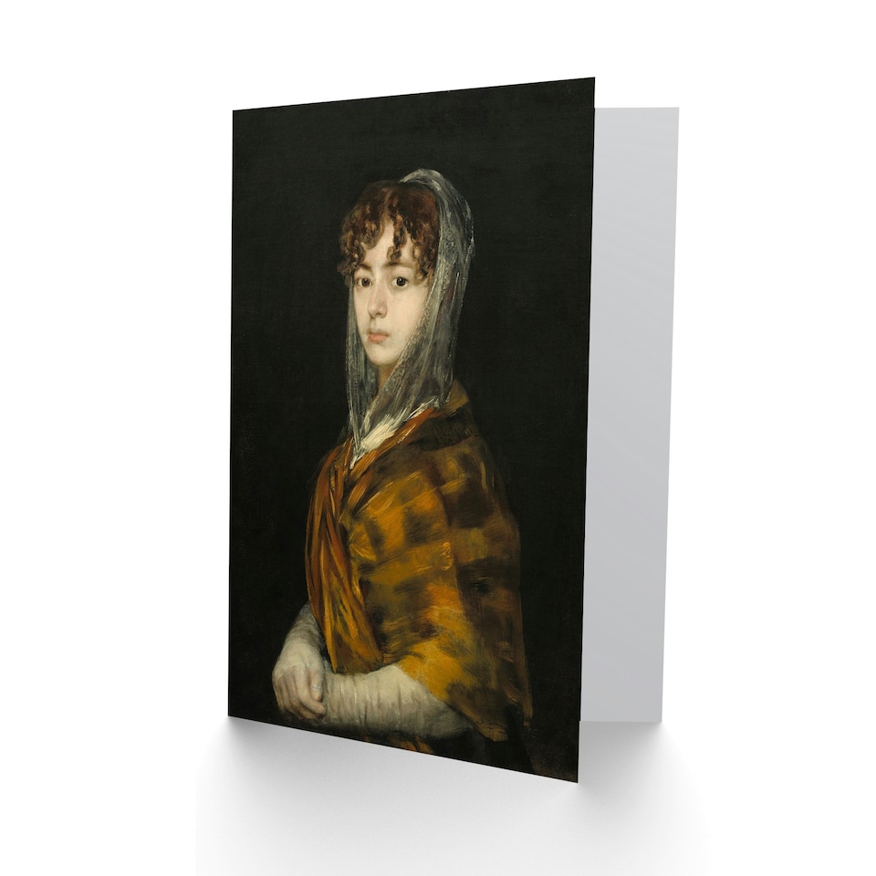 Francisco Goya Art Card Senora Sabasa Garcia Portrait Painting - Tesco ...