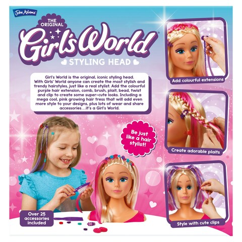 Girl's World Styling Head - Tesco Groceries