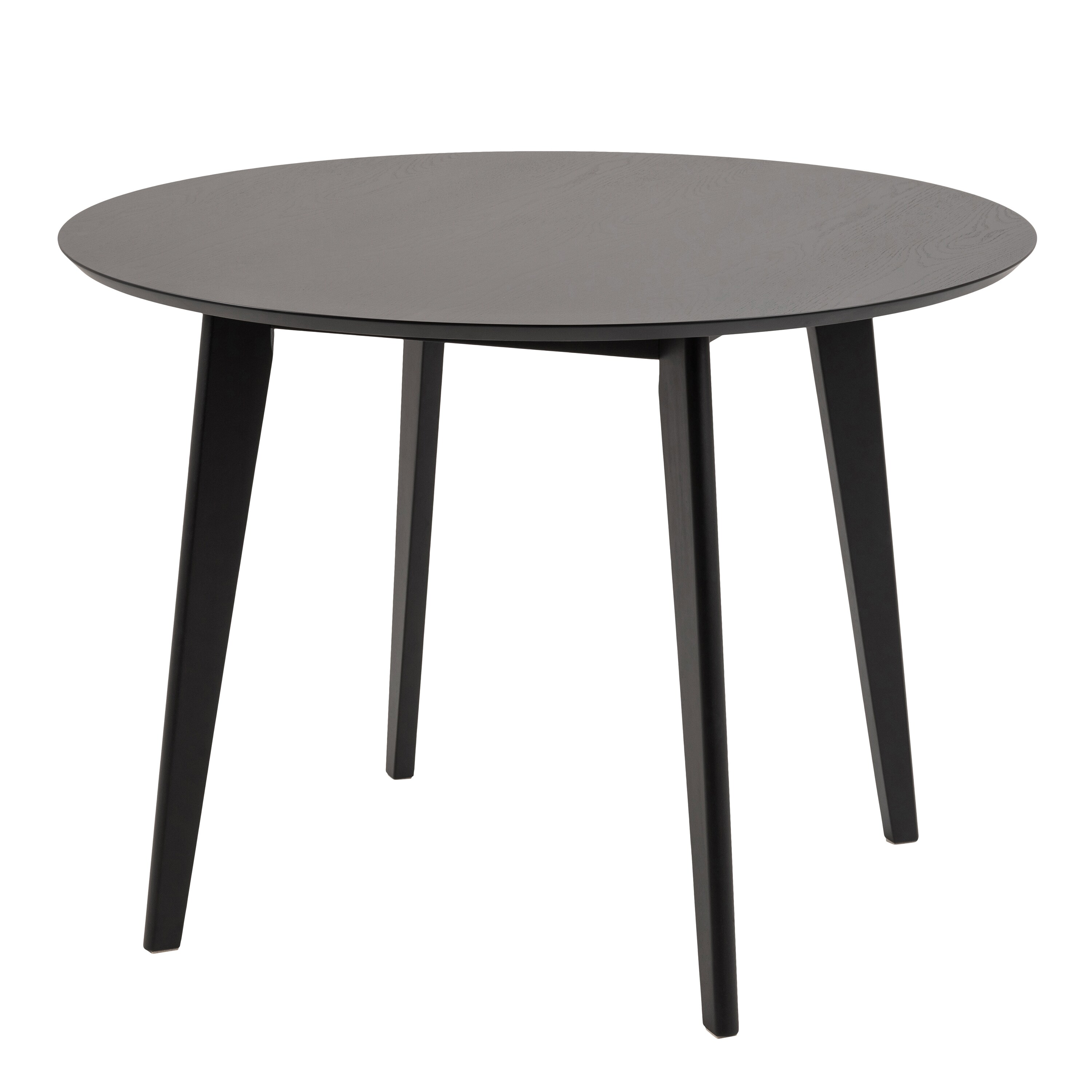 Roxby Round Dining Table in Black 105x76cm - Tesco Groceries