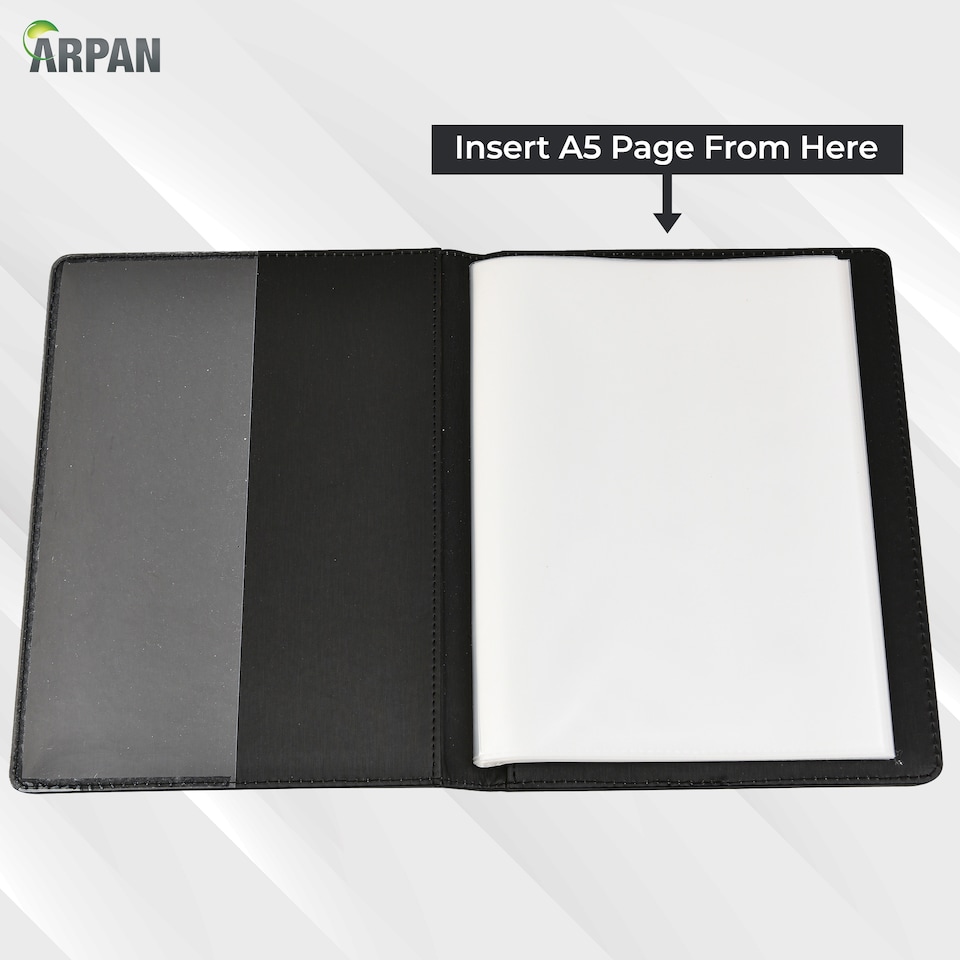 ARPAN A5 Presentation Folder – Portfolio Display Book with Plastic ...
