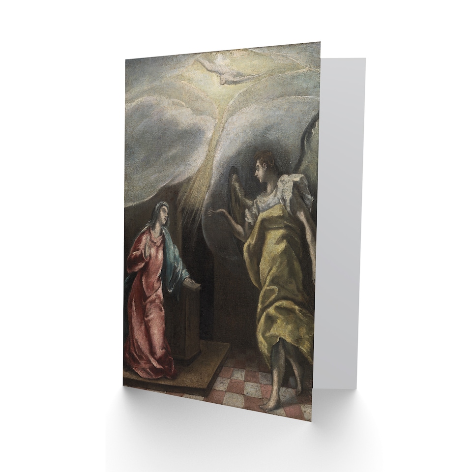 El Greco Art Card Annunciation Archangel Gabriel and Mary - Tesco Groceries