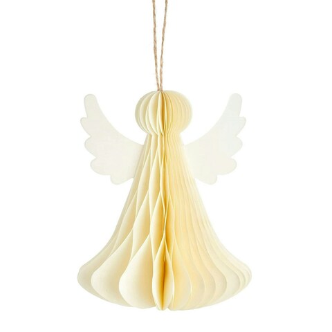 Sass & Belle Christmas Honeycomb Paper Decoration Angel - Tesco Groceries