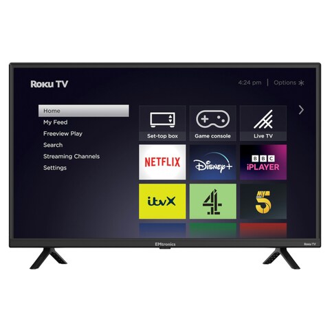 EMtronics Roku HD Ready 32 Inch Smart TV - Black - Tesco Groceries