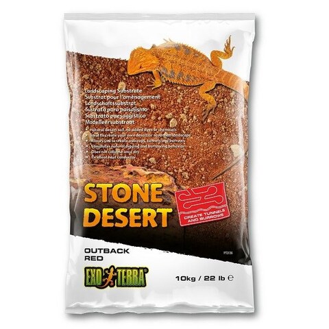 Exo Terra Red Stone Desert Substrate 10kg - Tesco Groceries