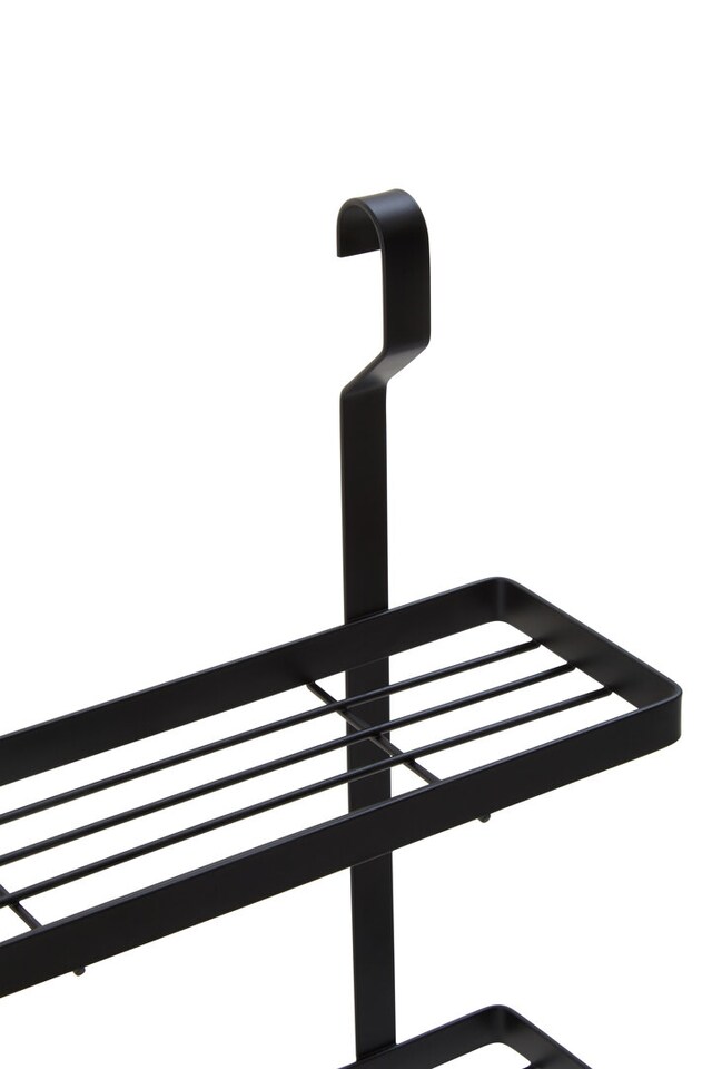 Sorello Two Tier Matt Black Hanging Storage Shelf Unit - Tesco Groceries