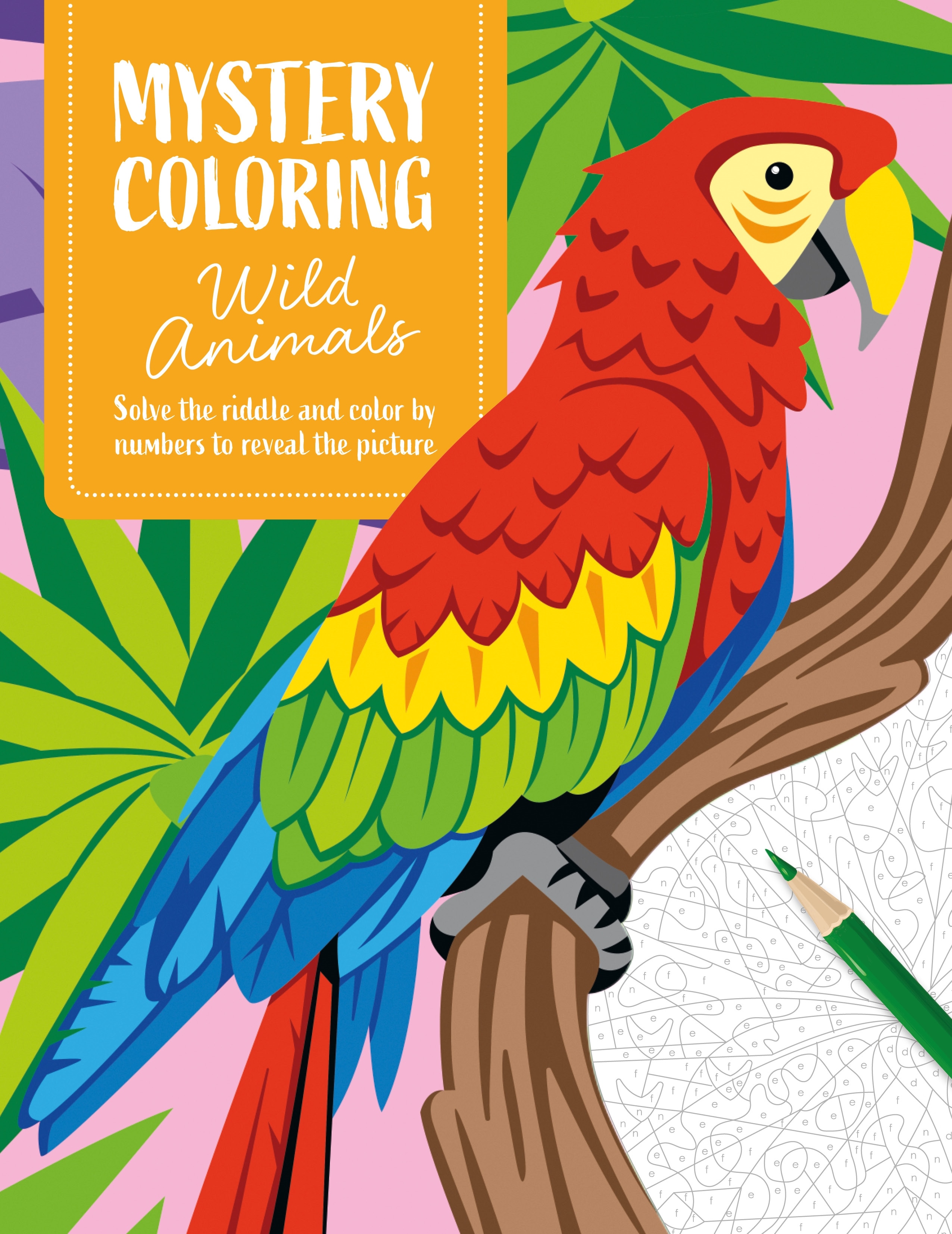 Mystery Colouring - Wild Animals Book - Tesco Groceries