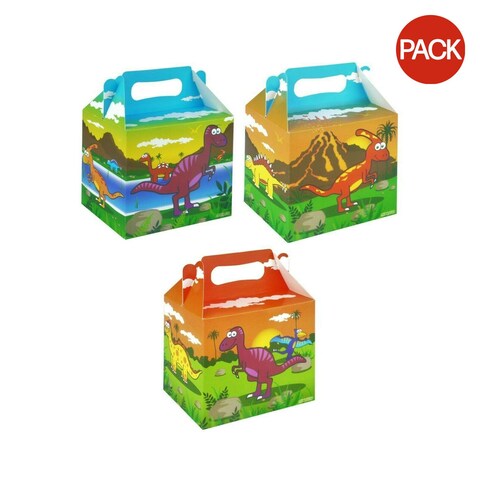 Henbrandt Dinosaur Lunch Box (Pack of 12) - Multicoloured - One Size ...