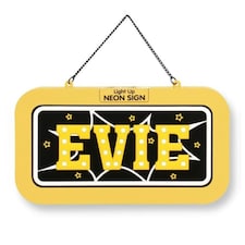 History & Heraldry Light Up Neon Name Sign - Evie - Tesco Groceries