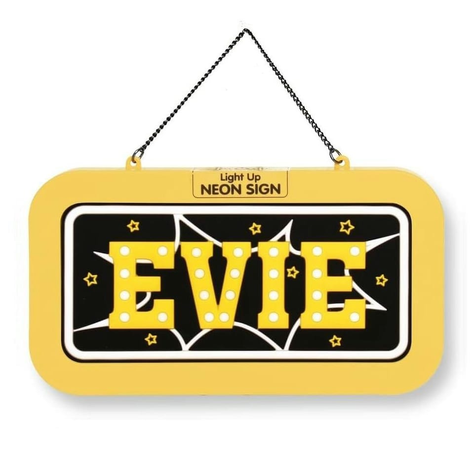 History & Heraldry Light Up Neon Name Sign - Evie - Tesco Groceries