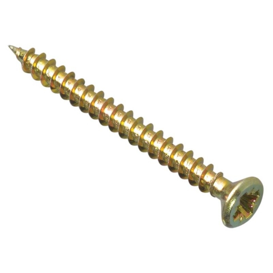 Forgefix Multi-purpose Screws, Pozi, Csk, Zyp - Multi Colour - 3.5 x ...