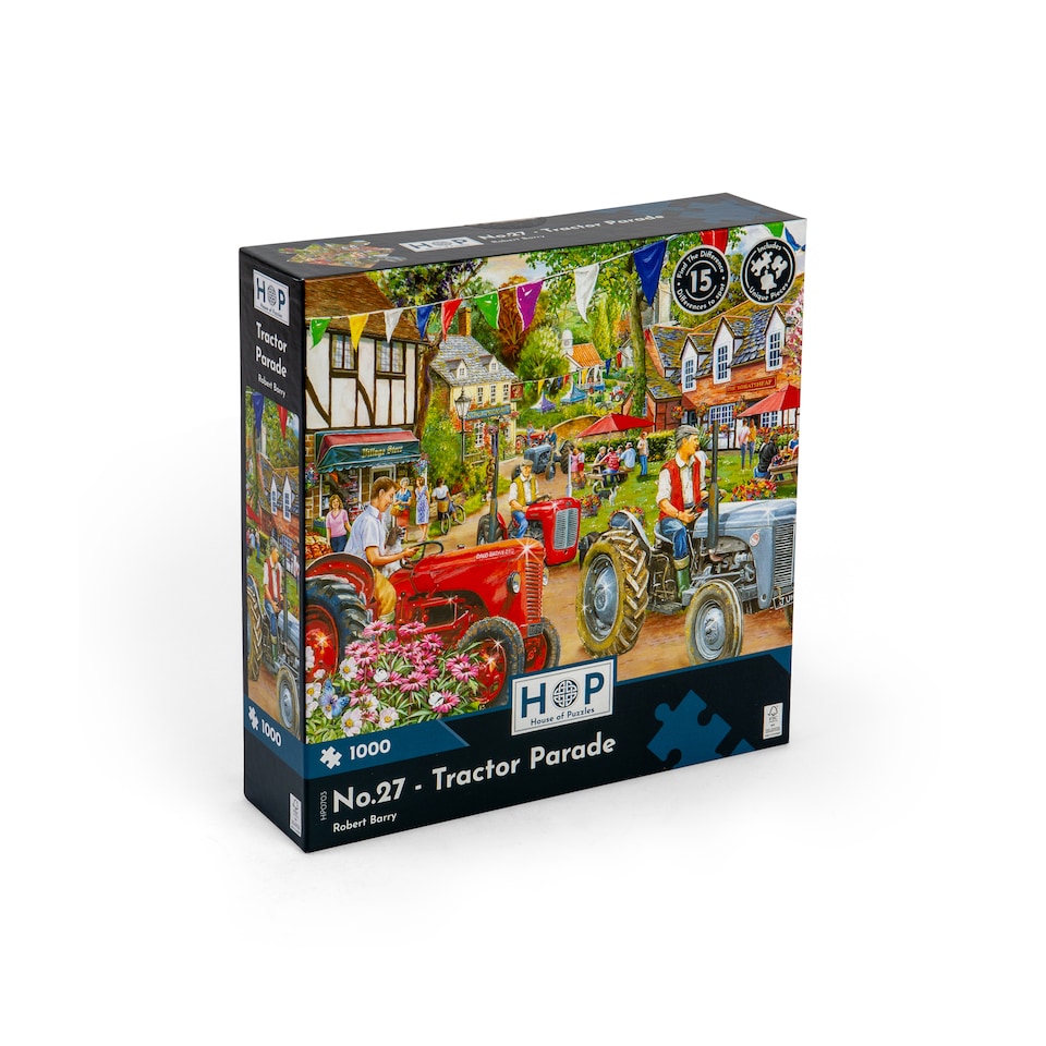 No.27 - Tractor Parade 1000 Piece Jigsaw Puzzle - Tesco Groceries