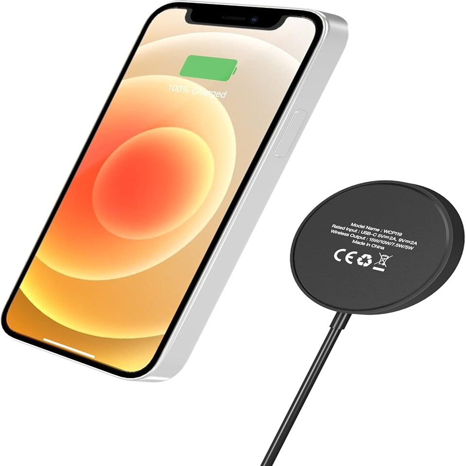 Energizer WCP119 Magnetic Wireless Charger for iPhone and Android ...